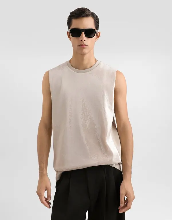 Dolce & Gabbana Sequin Tank Top T-shirts And Polos Sequins