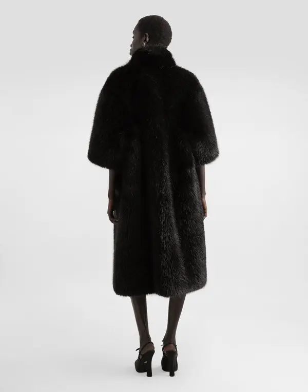 Dolce & Gabbana Faux Fur Coat