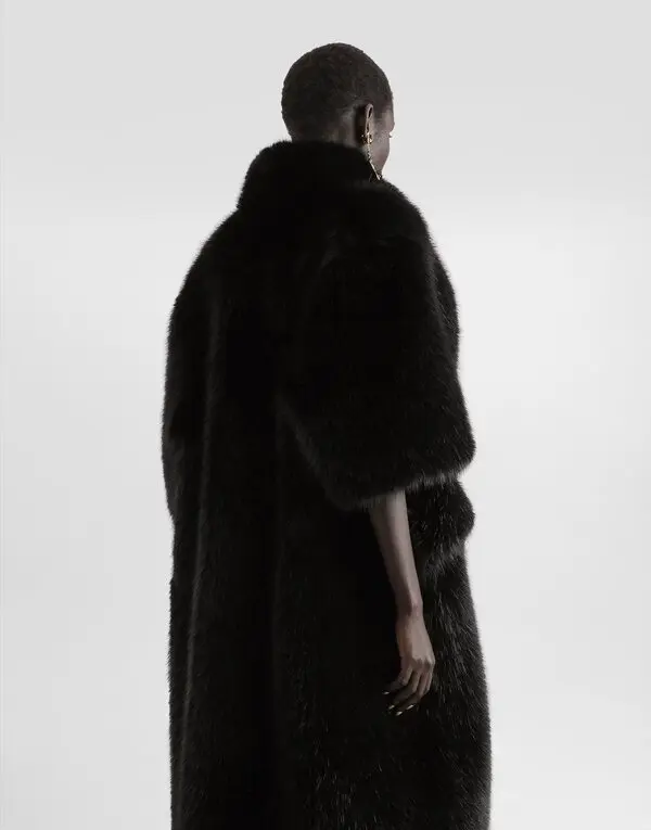Dolce & Gabbana Faux Fur Coat