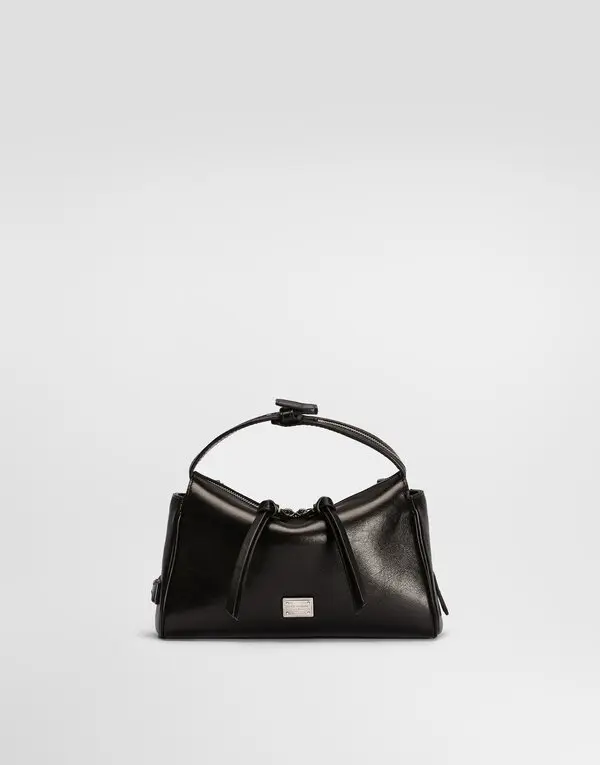 Dolce & Gabbana Vittoria Calfskin Handbag Collection - Black