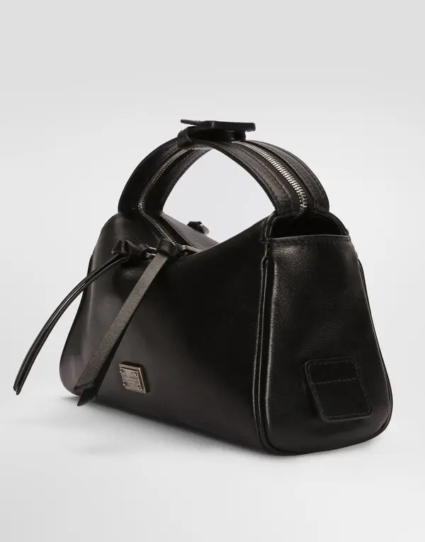 Dolce & Gabbana Vittoria Calfskin Handbag Collection - Black