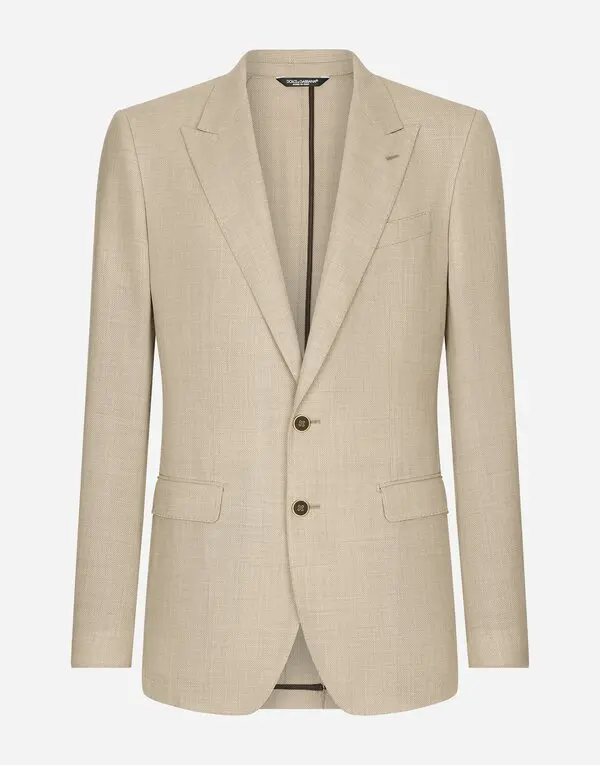 Dolce & Gabbana Single-breasted Wool Taormina-fit Jacket Suits And Blazers