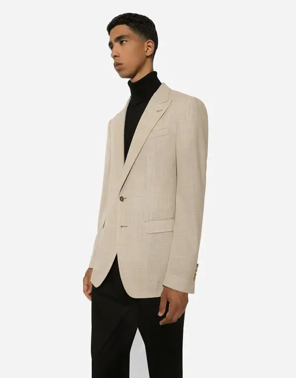 Dolce & Gabbana Single-breasted Wool Taormina-fit Jacket Suits And Blazers