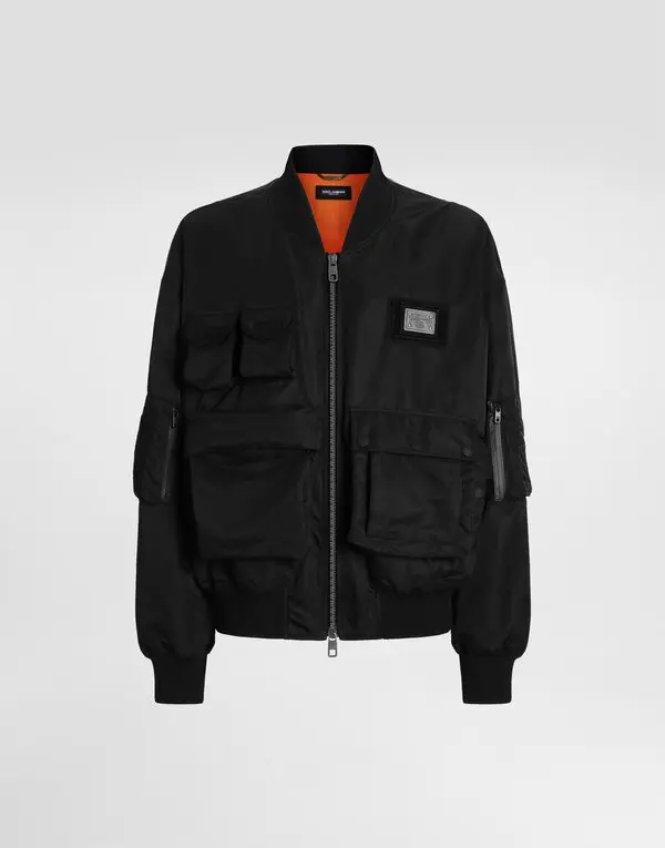Dolce & Gabbana Nylon Gabardine Jacket Coats And Jackets