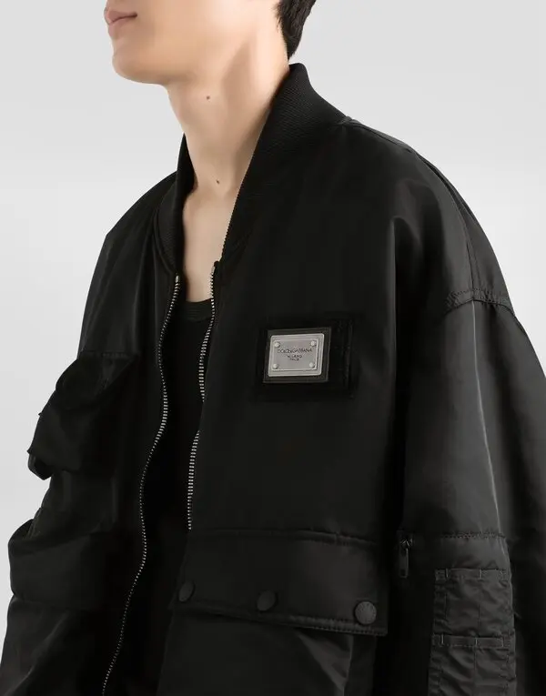 Dolce & Gabbana Nylon Gabardine Jacket Coats And Jackets