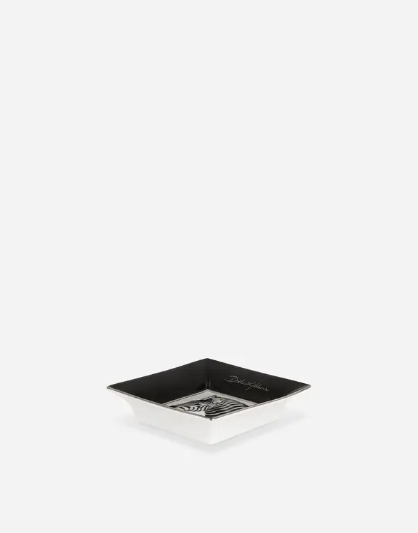 Dolce & Gabbana Porcelain Trinket Tray Storage Trays - Multicolor