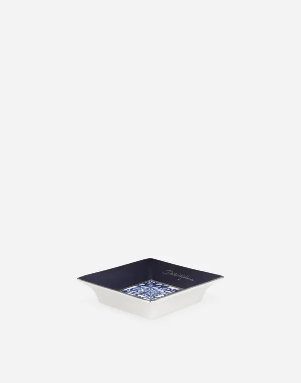 Dolce & Gabbana Porcelain Trinket Tray Storage Trays - Multicolor