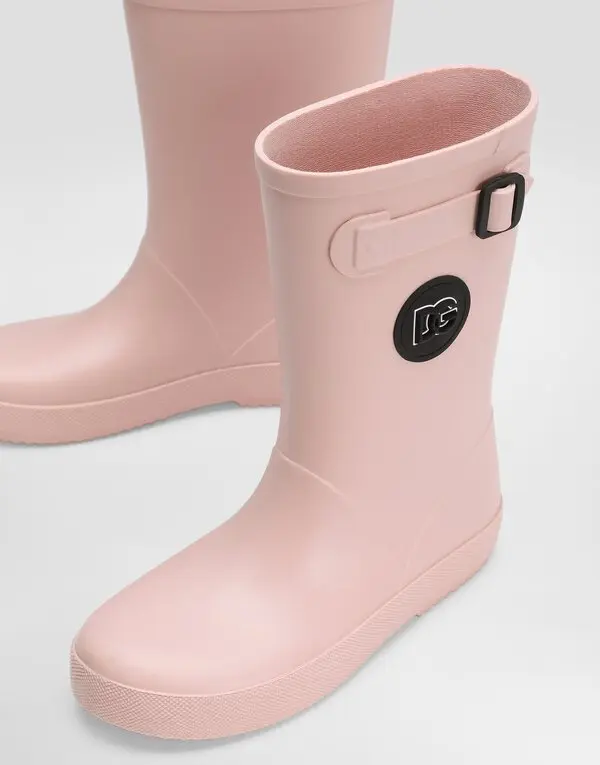 Dolce & Gabbana Pvc Ankle Boots - Pink