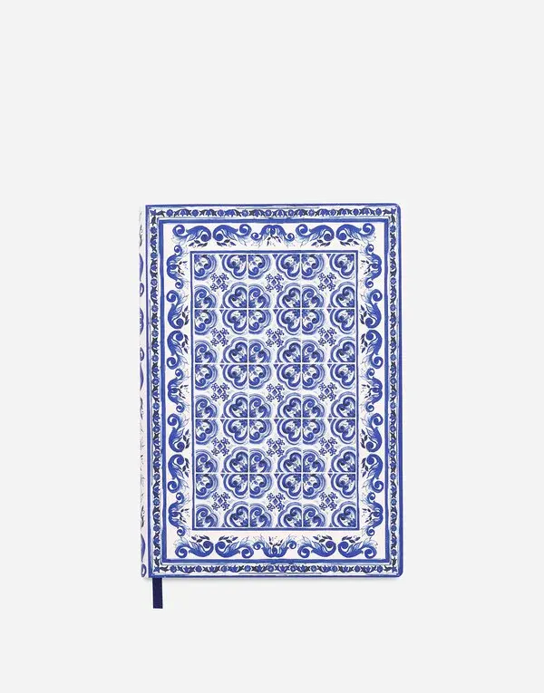 Dolce & Gabbana Medium Ruled Notebook Textile Cover Notebooks