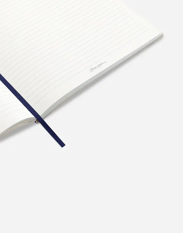 Dolce & Gabbana Medium Ruled Notebook Textile Cover Notebooks