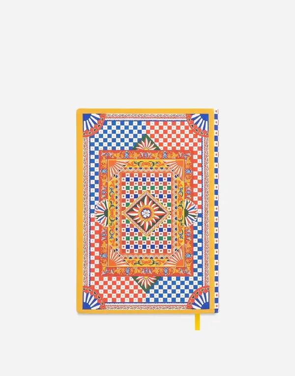 Dolce & Gabbana Medium Ruled Notebook Textile Cover Notebooks