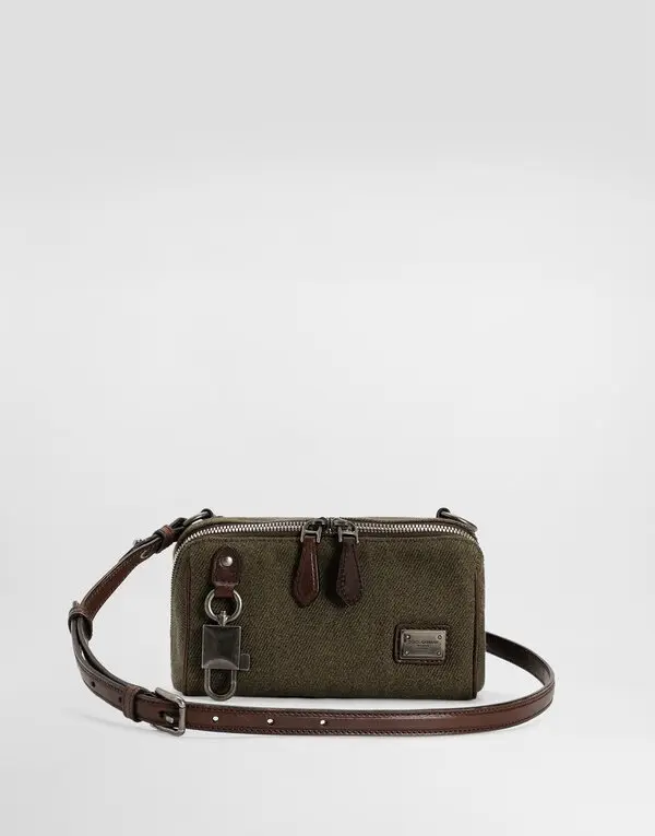 Dolce & Gabbana Lock Fabric Crossbody Bag Collection