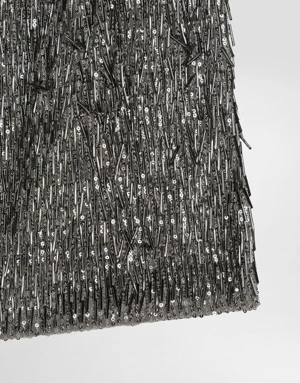 Dolce & Gabbana Dress With Embroidered Sequins Dresses