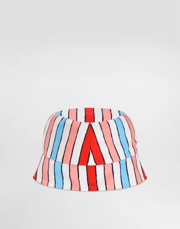 Dolce & Gabbana Striped Poplin Bucket Hat Accessories