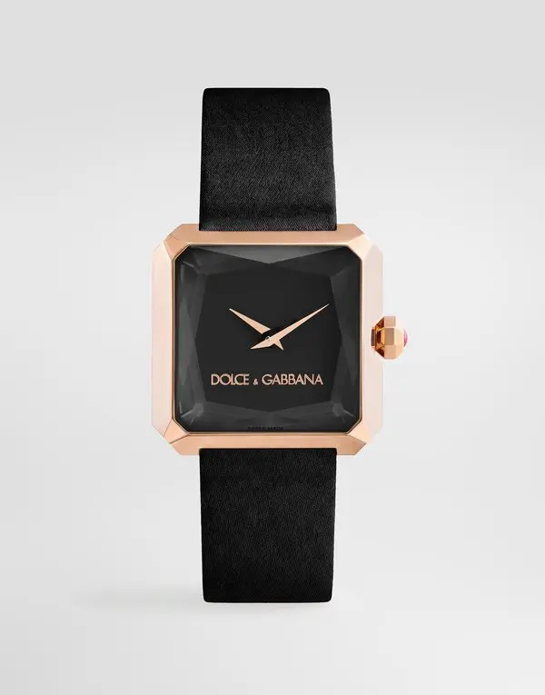 Dolce & Gabbana Sofia Red Gold Watch Watches - Black