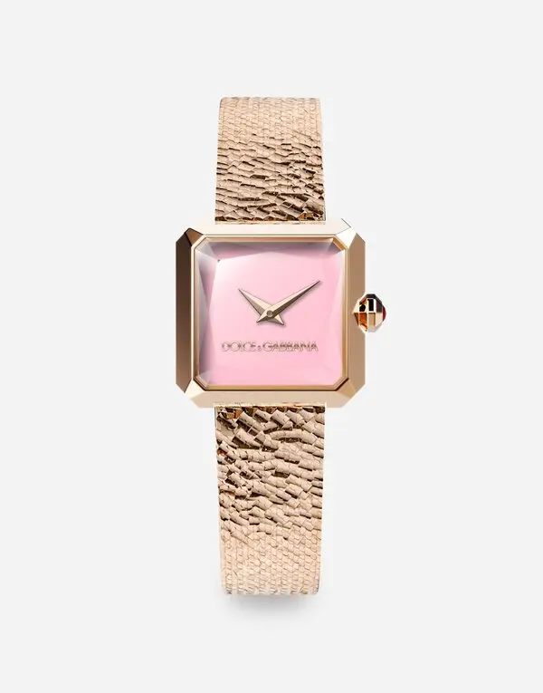 Dolce & Gabbana Sofia Red Gold Watch Watches - Fuchsia