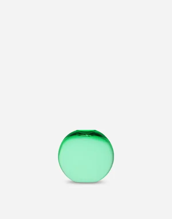 Dolce & Gabbana Small Vase In Transparent Murano Glass Vases - Multicolor