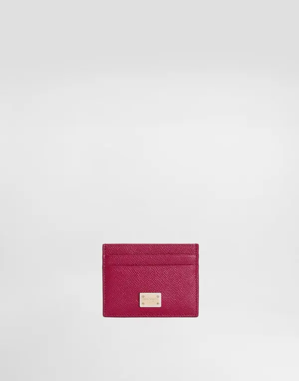 Dolce & Gabbana Card Holder With Tag Wallets And Small Leather Goods Leather - Fuchsia