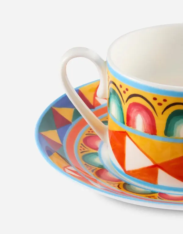 Dolce & Gabbana Fine Porcelain Tea Set Tea Cups