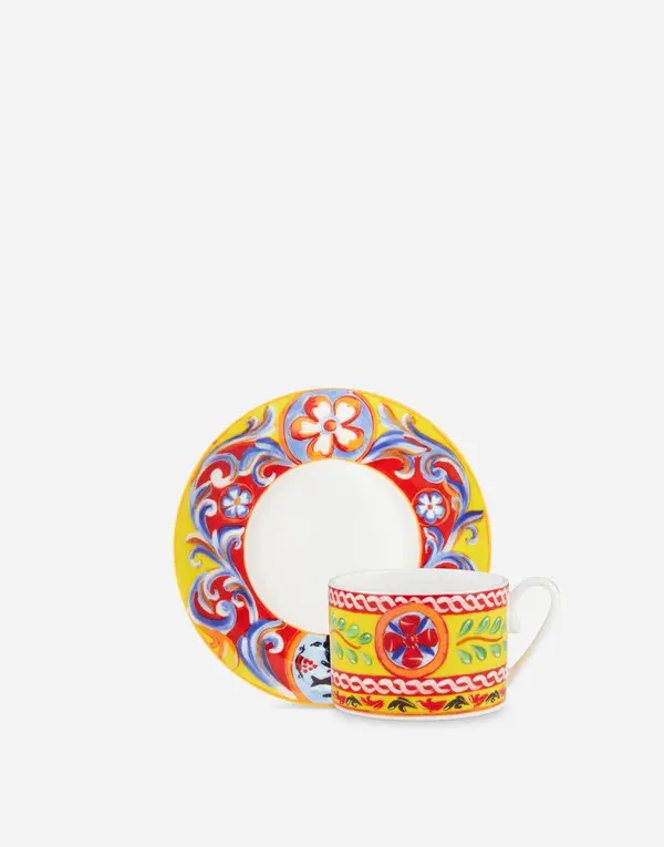 Dolce & Gabbana Fine Porcelain Tea Set Tea Cups