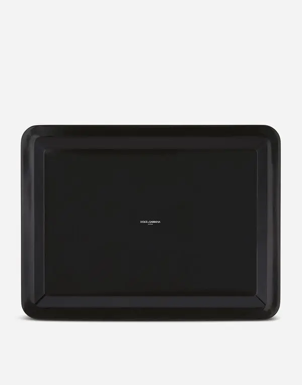 Dolce & Gabbana Wooden Tray Large Rectangular