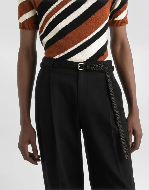 Dolce & Gabbana Calfskin Belt Belts - Black
