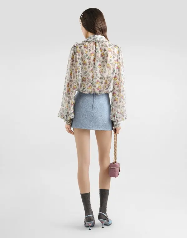 Dolce & Gabbana Basketweave Skirt Skirts