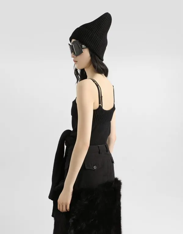 Dolce & Gabbana Wool Blend Tank Top Sweaters And Cardigans