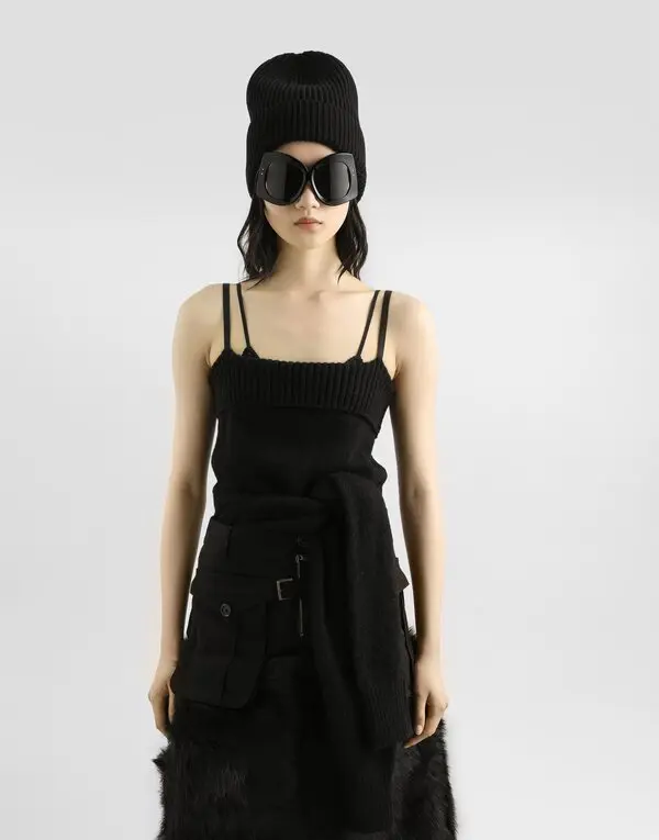 Dolce & Gabbana Wool Blend Tank Top Sweaters And Cardigans