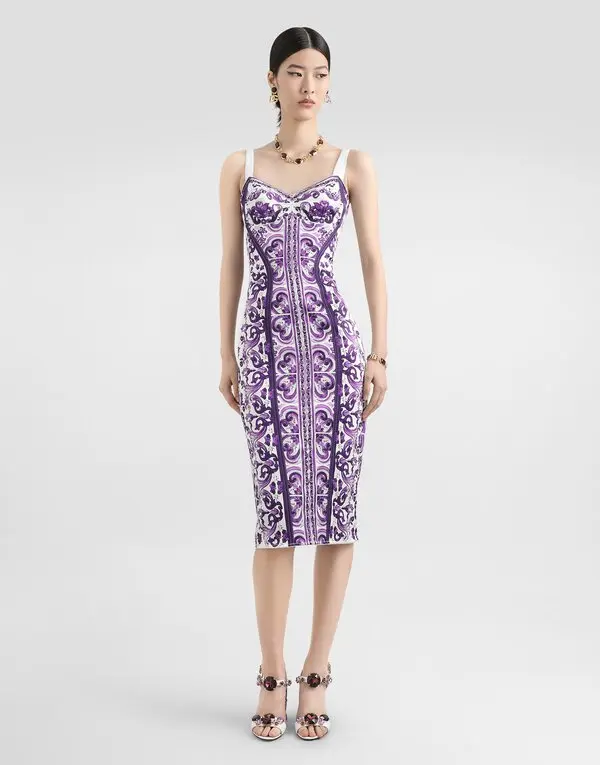 Dolce & Gabbana Majolica-print Dress Dresses