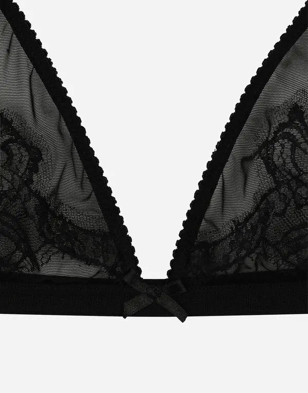 Dolce & Gabbana Lace And Tulle Soft-cup Triangle Bra Underwear