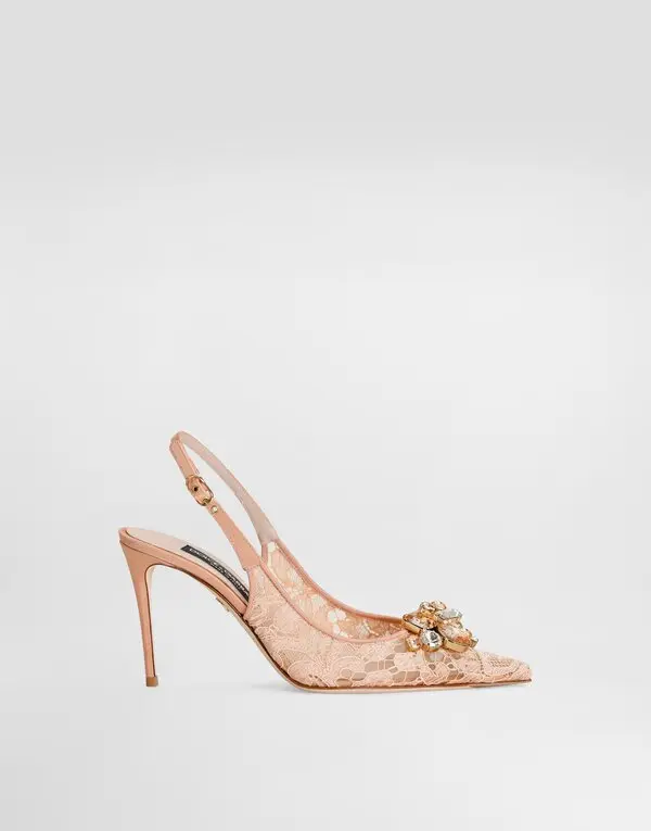 Dolce & Gabbana Slingback Pumps And Slingback Lace