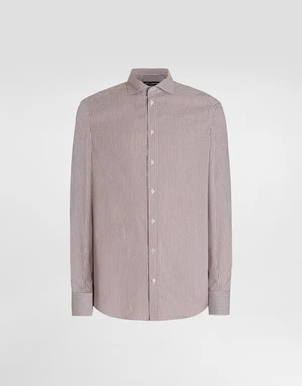 Dolce & Gabbana Striped Cotton Martini Shirt Shirts
