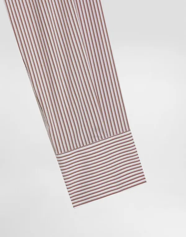 Dolce & Gabbana Striped Cotton Martini Shirt Shirts