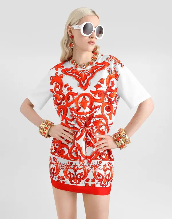 Dolce & Gabbana Mini Abito T-shirts And Sweatshirts Multi-colored