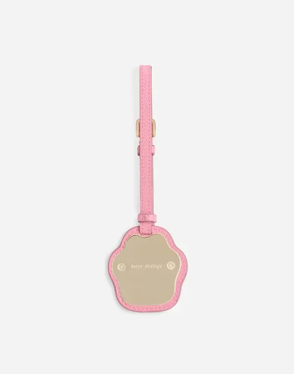 Dolce & Gabbana Calfskin Charm Dog Accessories - Pink