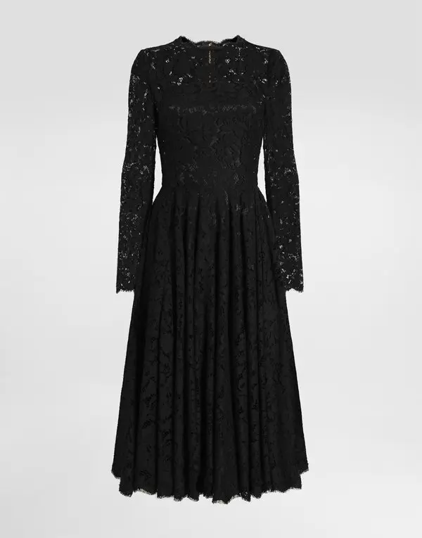 Dolce & Gabbana Lace Dress Dresses - Black