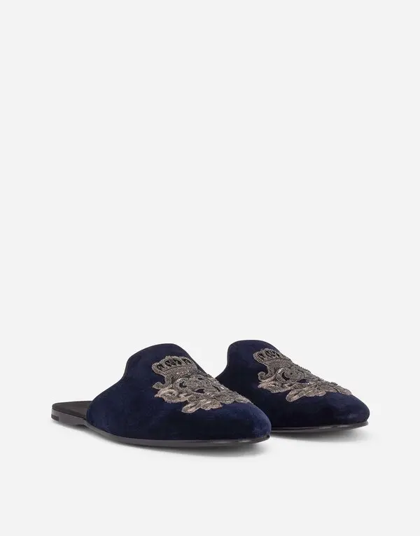 Dolce & Gabbana Da Camera Sandals And Slides Velvet