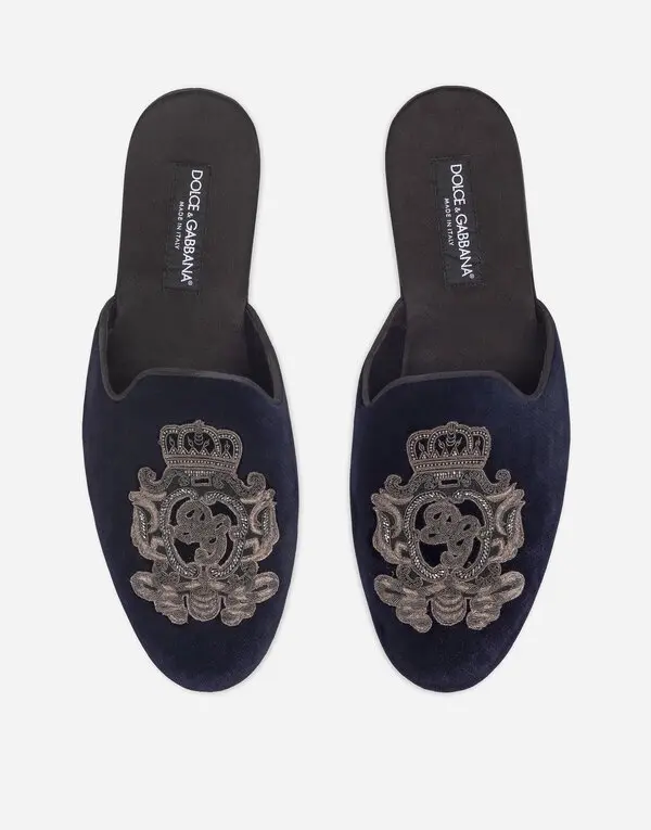 Dolce & Gabbana Da Camera Sandals And Slides Velvet