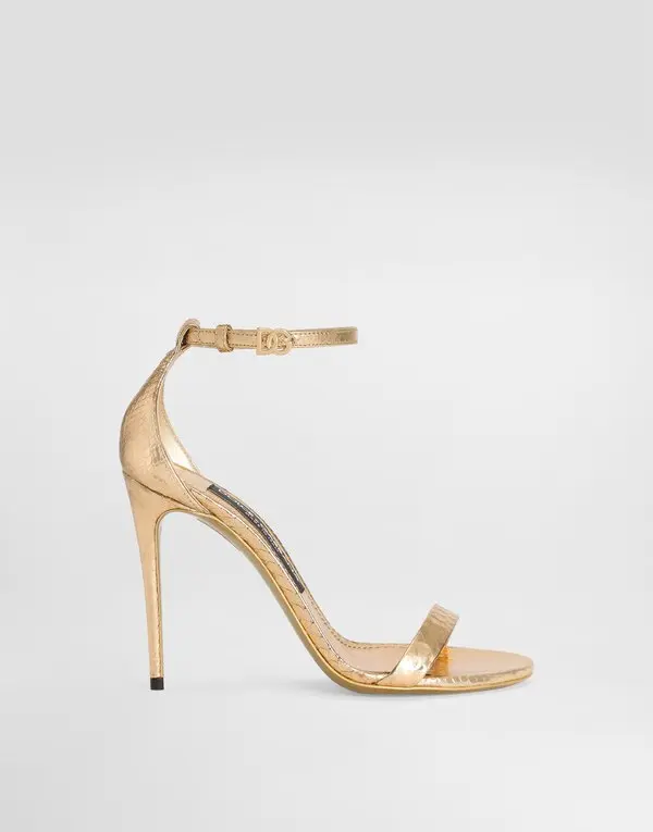Dolce & Gabbana Sandalo Sandals And Wedges - Gold