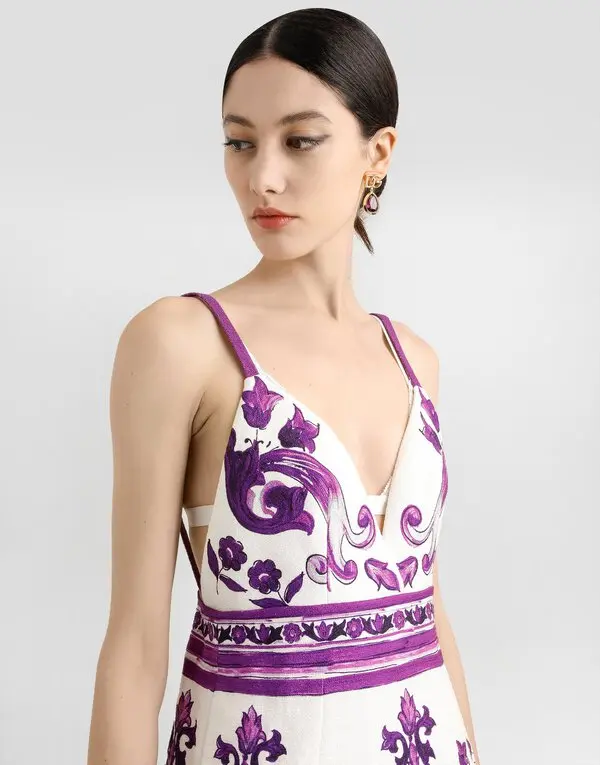 Dolce & Gabbana Majolica-print Dress Dresses