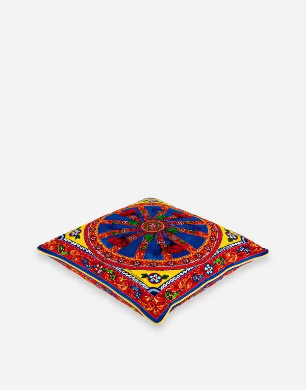 Dolce & Gabbana Velvet Cushion Medium Medium Cushions