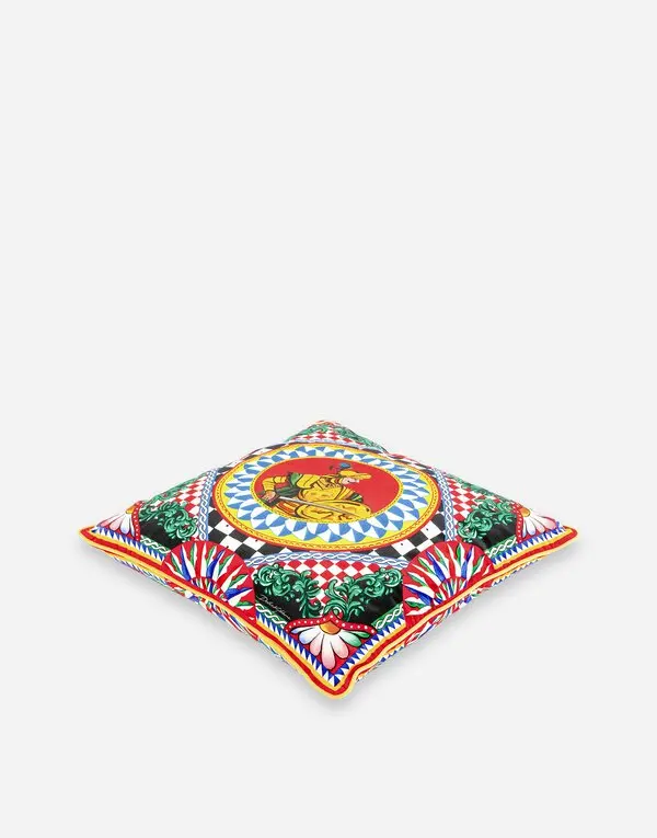 Dolce & Gabbana Velvet Cushion Medium Medium Cushions