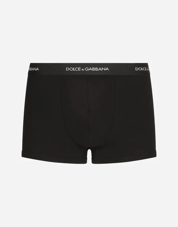 Dolce & Gabbana Regular Boxer Underwear And Loungewear Cotton - Black