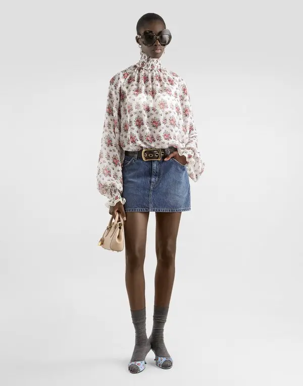 Dolce & Gabbana Denim Skirt Denim And Jeans Multi-colored