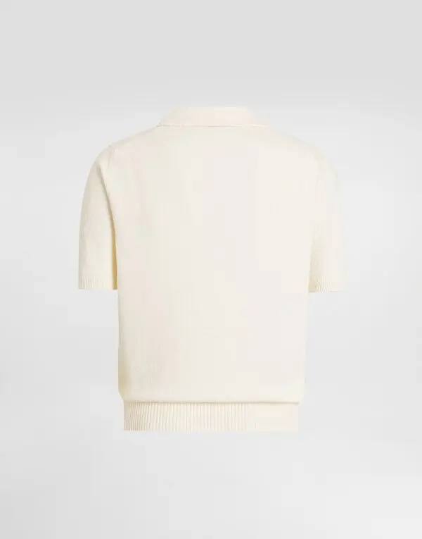 Dolce & Gabbana Cotton Blend Polo Shirt Sweaters And Cardigans