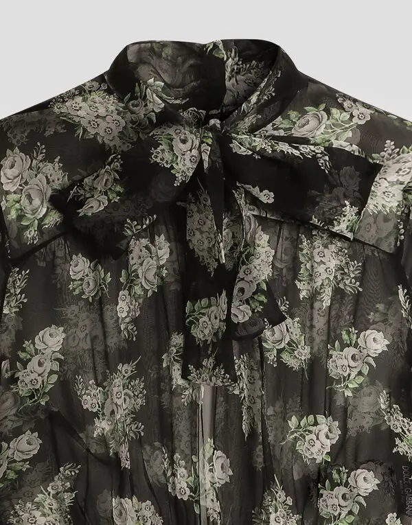 Dolce & Gabbana Floral Chiffon Jumpsuit