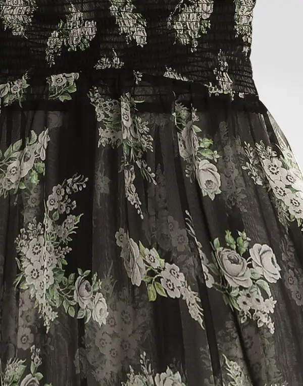 Dolce & Gabbana Floral Chiffon Jumpsuit