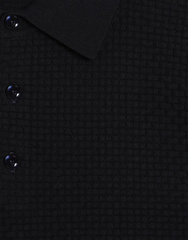 Dolce & Gabbana Cotton Polo Shirt Sweaters And Cardigans - Blue