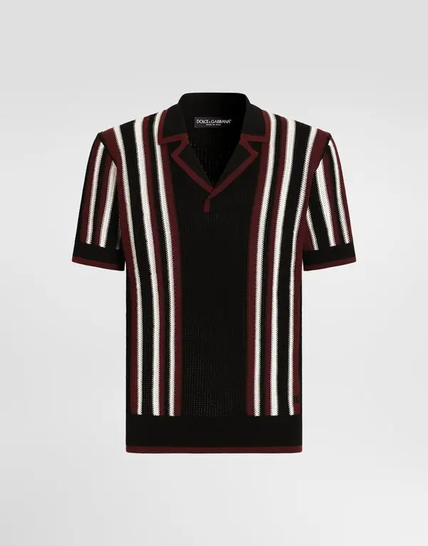 Dolce & Gabbana Cotton Polo Shirt Sweaters And Cardigans - Multicolor